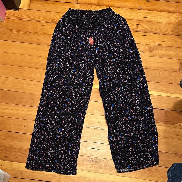 one 5 one | Pants & Jumpsuits | One 5 One Womens Floral Wide Leg Pants ...
